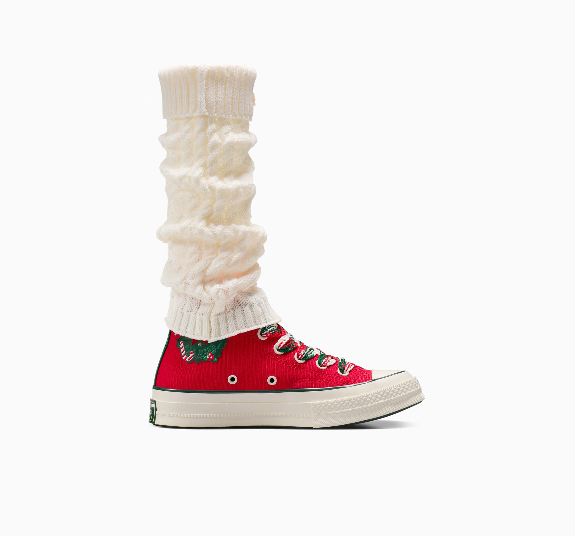 Chuck 70 X-Mas Gingerbread & Knit Sock High Top | Converse Canada